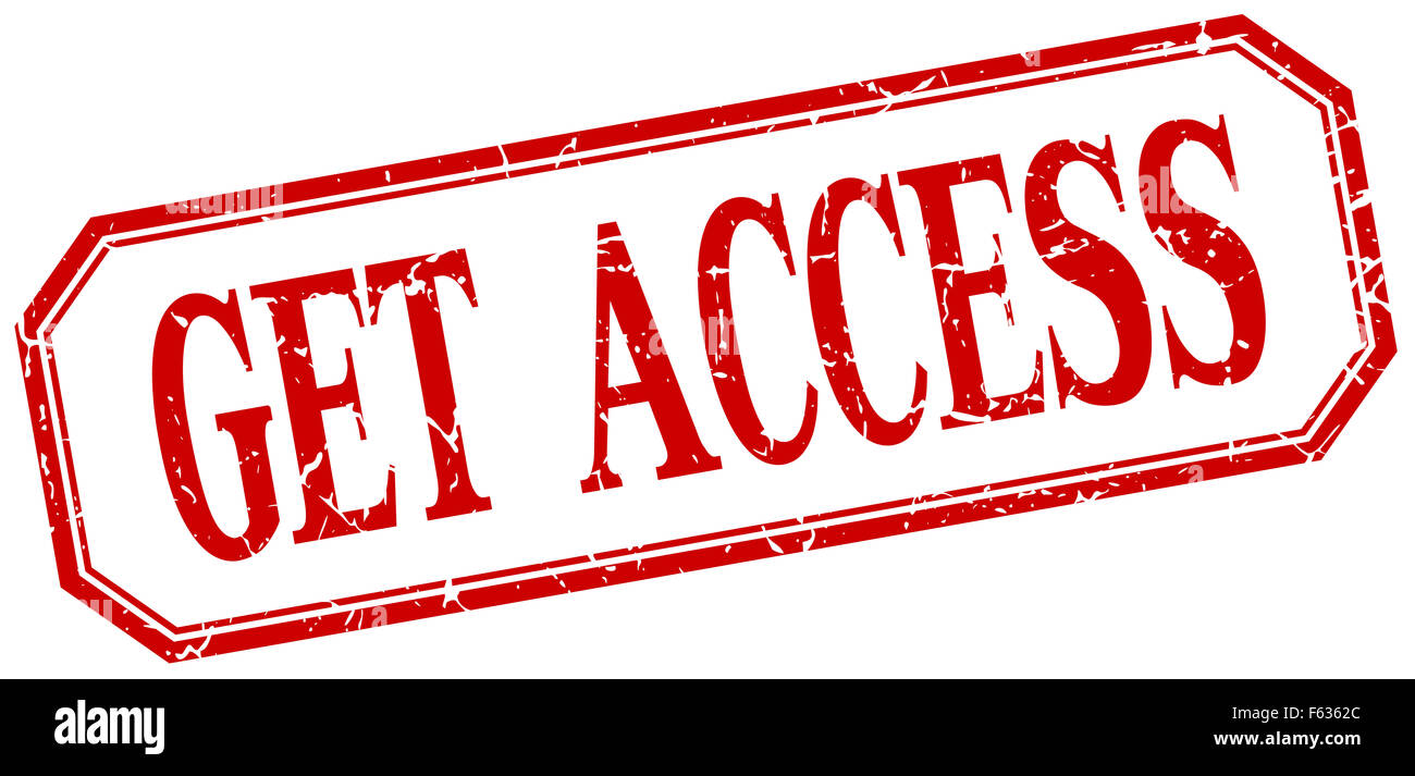 get access square red grunge vintage isolated label Stock Photo - Alamy
