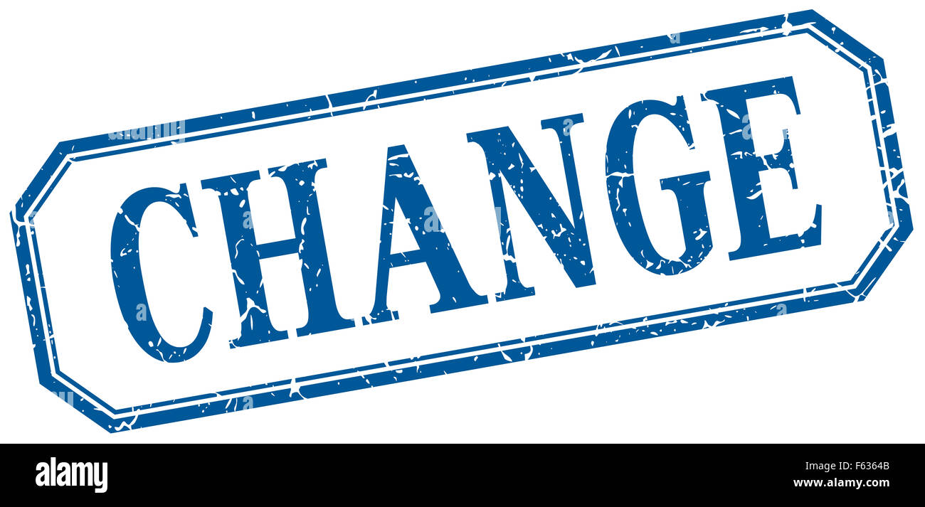 change square blue grunge vintage isolated label Stock Photo - Alamy