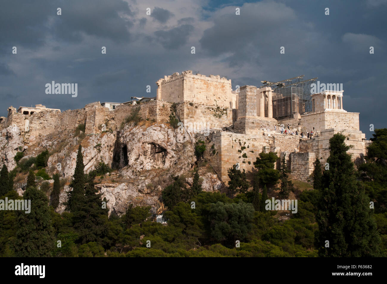 The Acropolis of Athens was an ancient citadel around 1500 BC and ...
