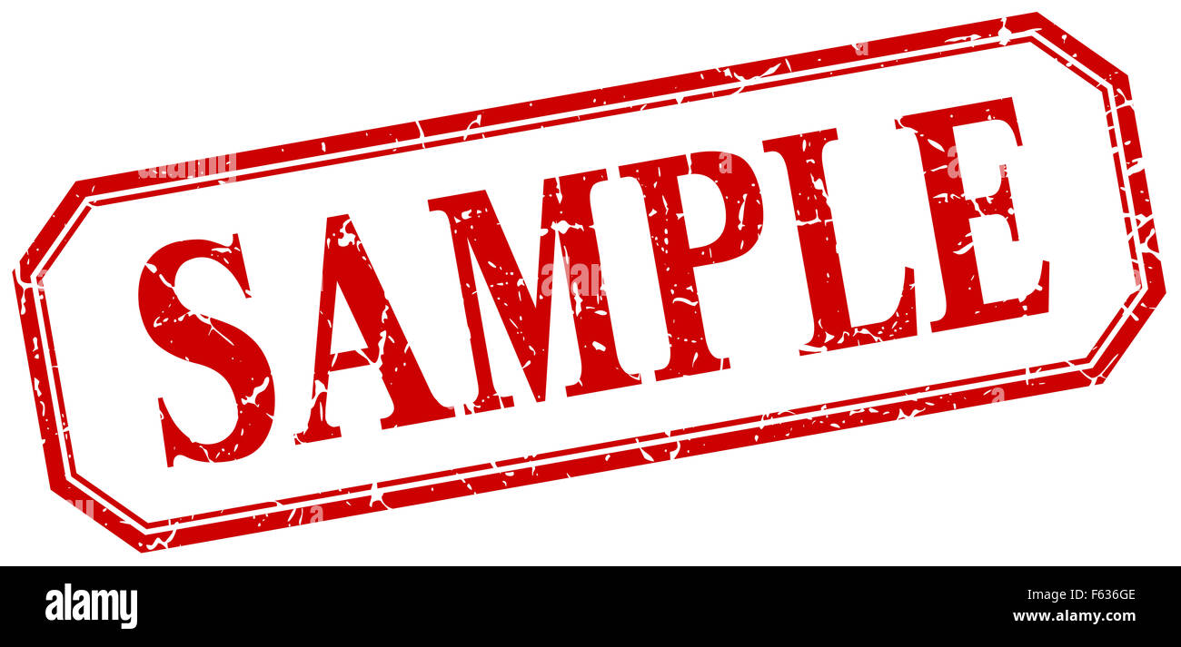Square grunge red sample stamp hi-res stock photography and images - Alamy