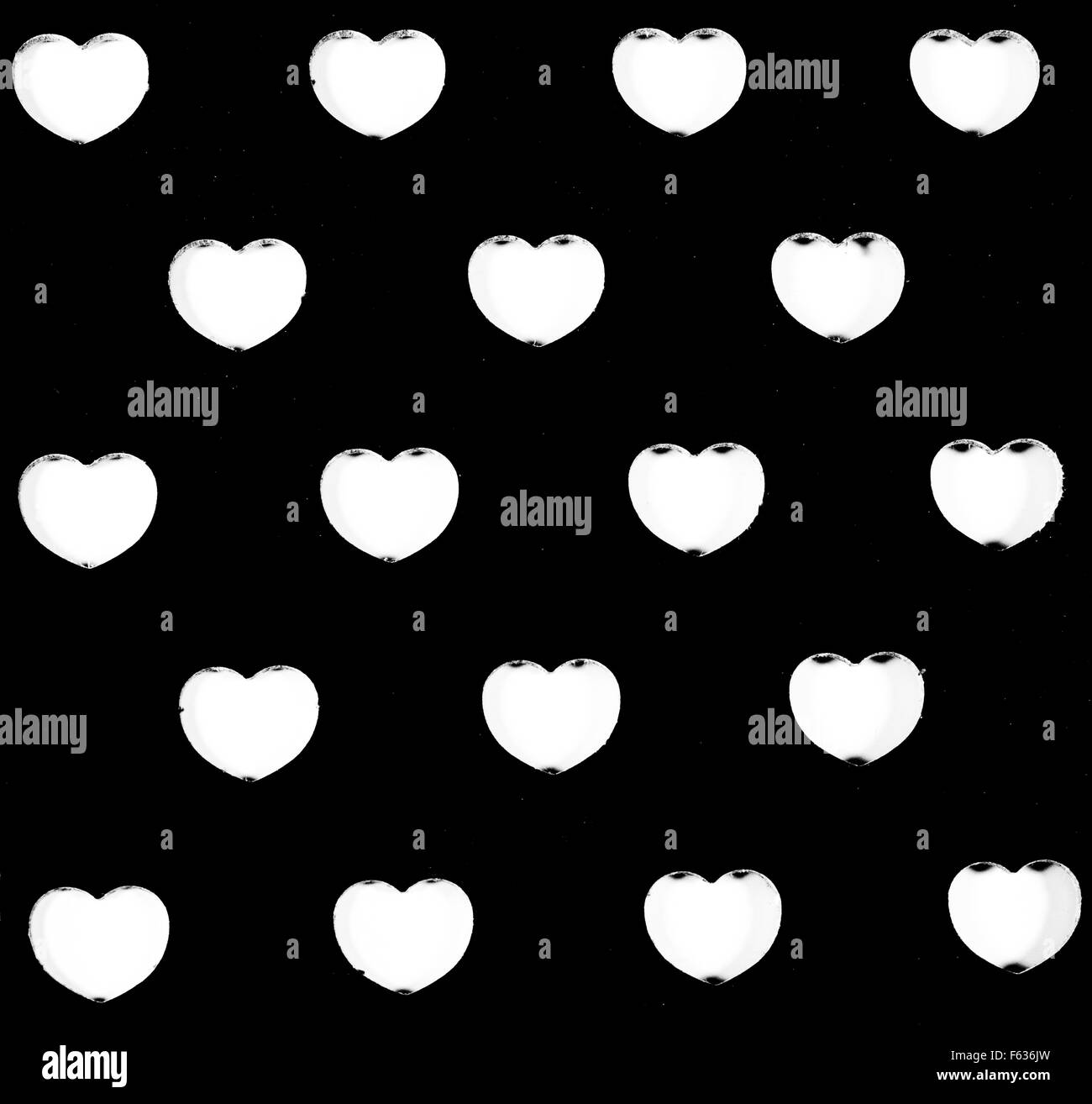 Hearted shape Black and White Stock Photos & Images - Alamy