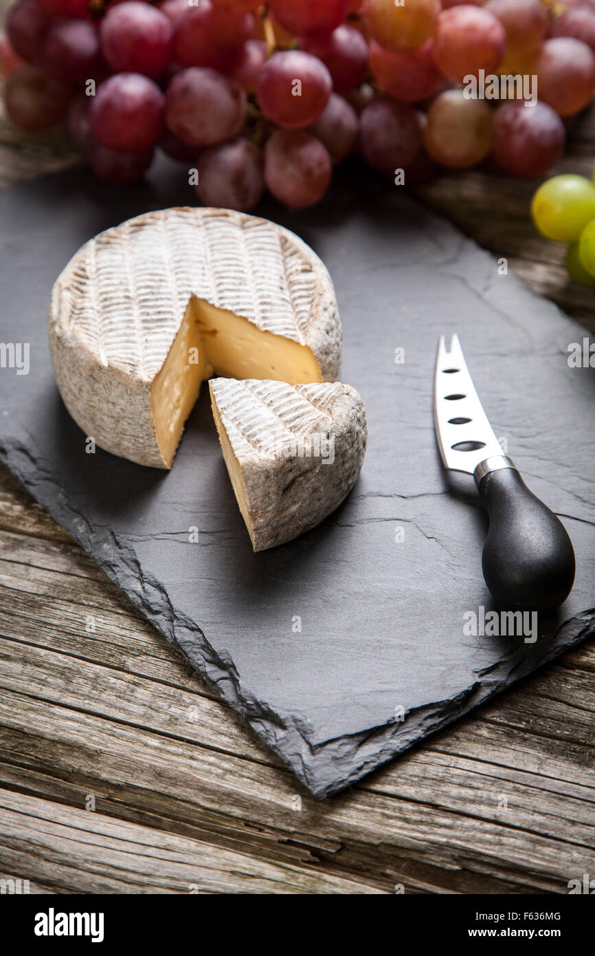 French soft cheese Stock Photo - Alamy