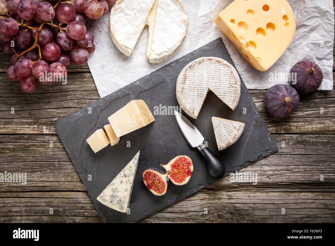 French soft cheese Stock Photo - Alamy