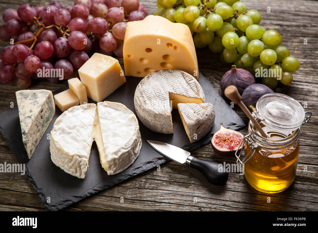 French soft cheese Stock Photo - Alamy