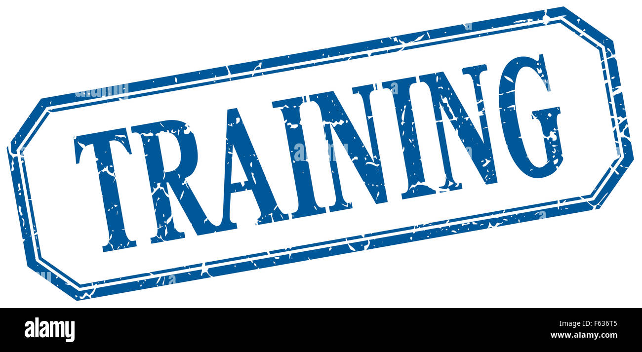 training square blue grunge vintage isolated label Stock Photo - Alamy