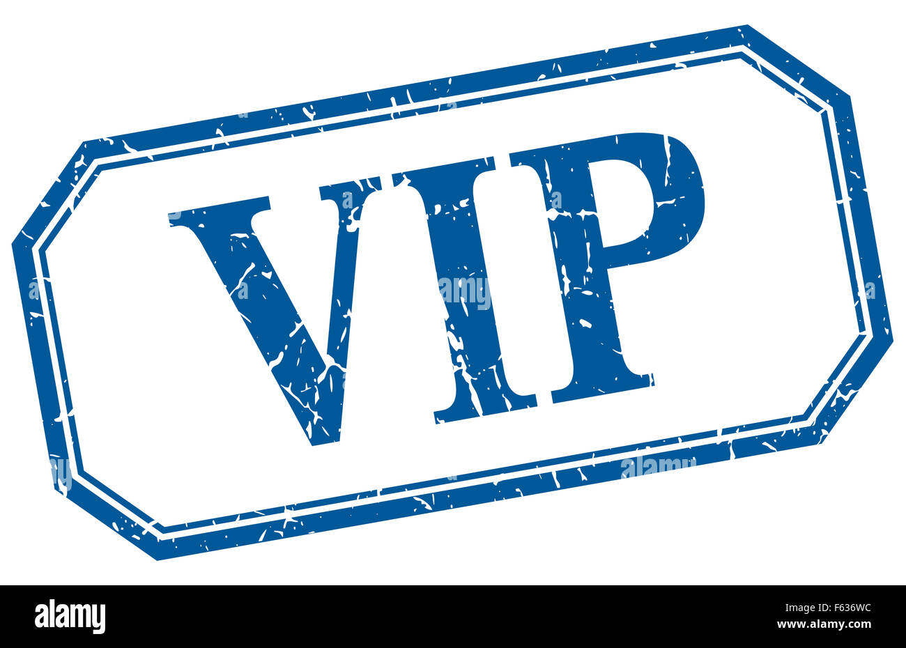 vip square blue grunge vintage isolated label Stock Photo - Alamy