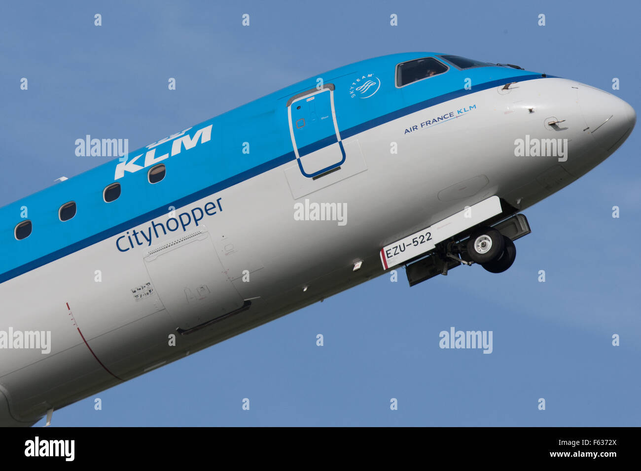 KLM Cityhopper Embraer Stock Photo - Alamy