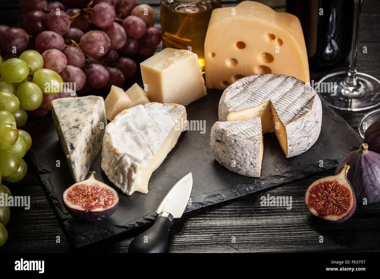 French soft cheese Stock Photo - Alamy