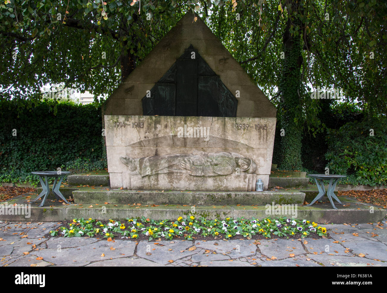 German WWI First World War memorial, Königswinter Stock Photo - Alamy
