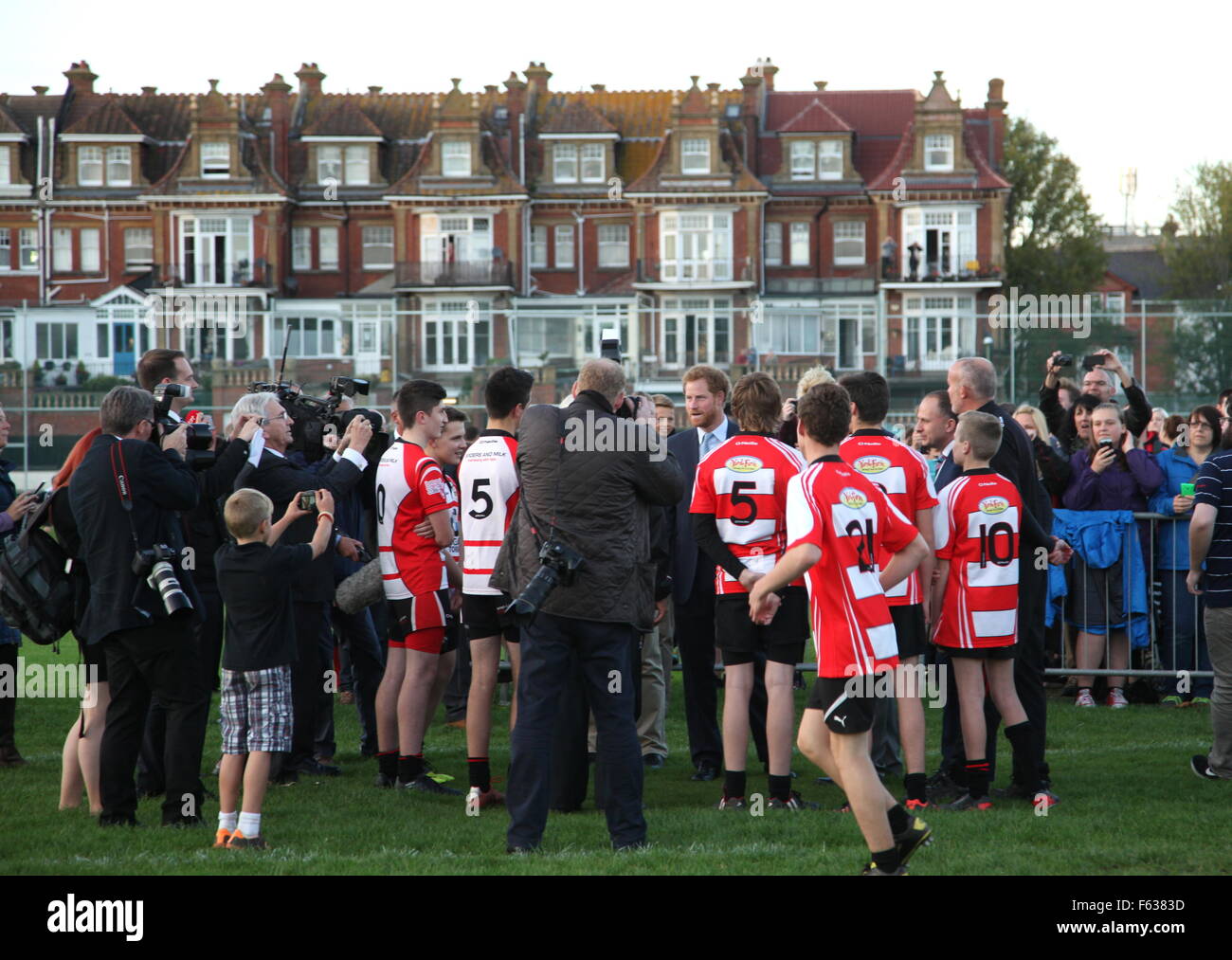 Prince Harry visits Paignton Rugby Club in support of the RFU's World ...