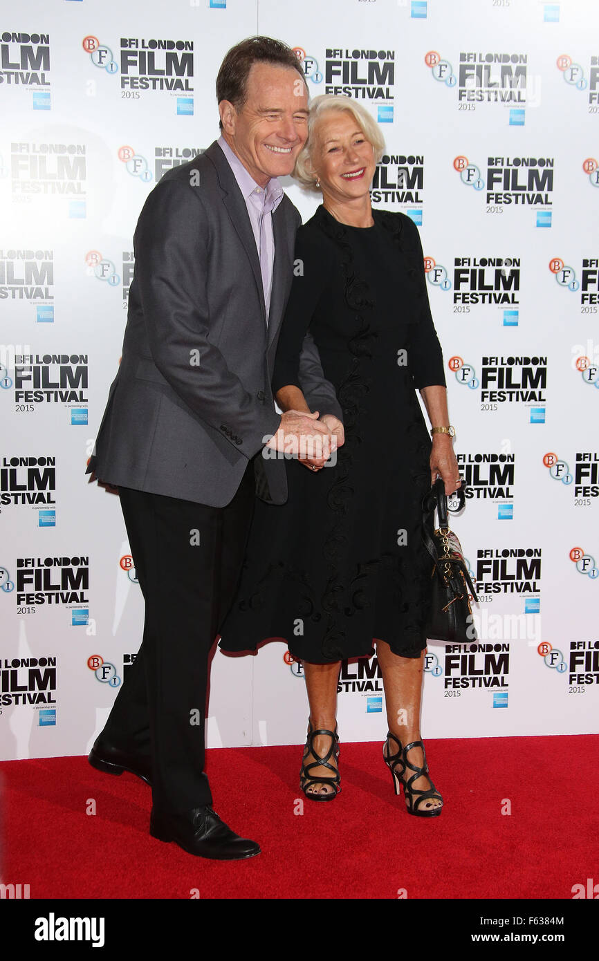 BFI London Film Festival - 'Trumbo' - Photocall Featuring: Helen Mirren ...