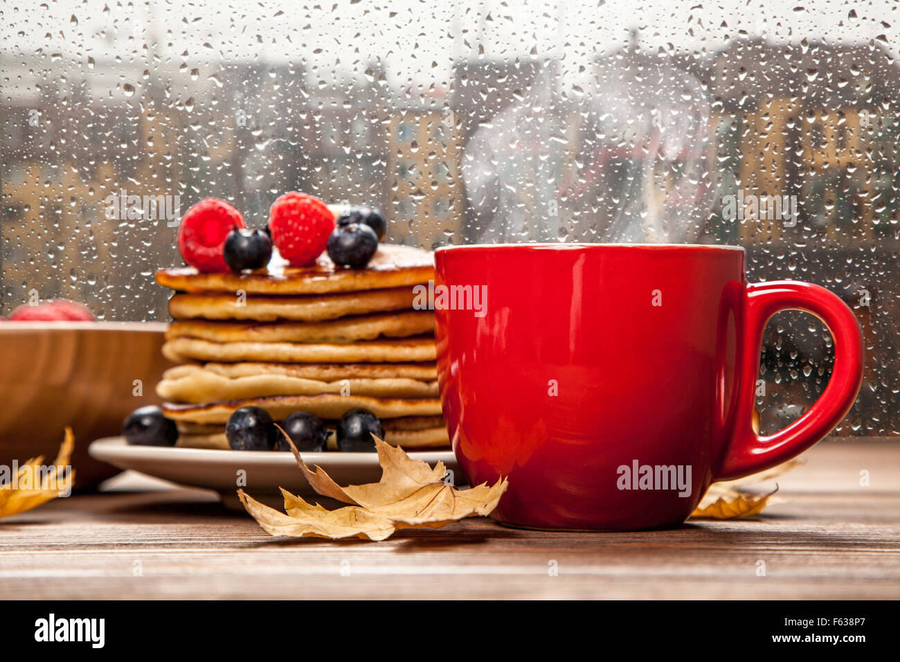 Pancakes and coffee hi-res stock photography and images - Alamy