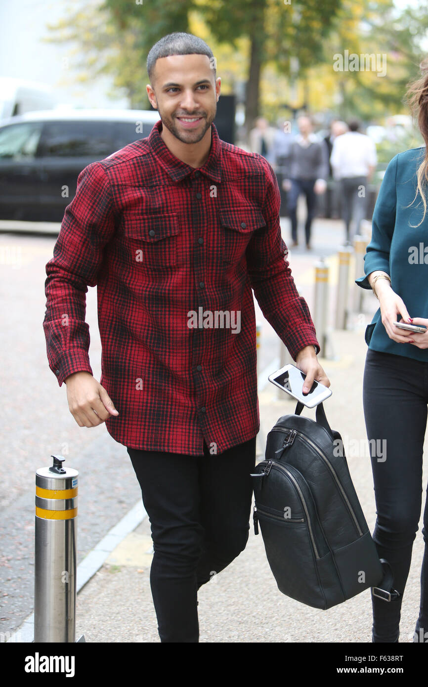 Marvin Humes outside ITV Studios Featuring: Marvin Humes Where: London ...