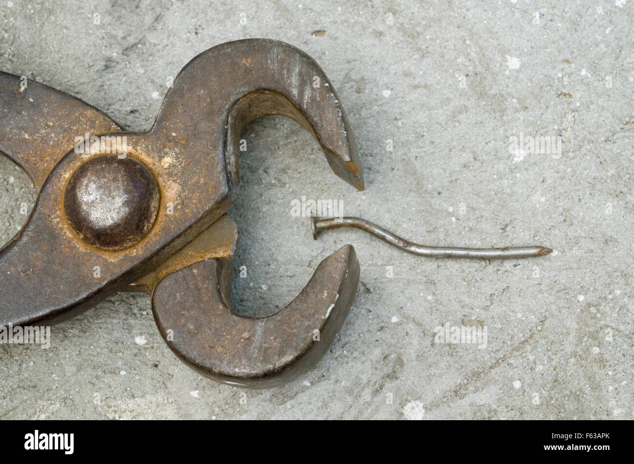 Concrete nail hi-res stock photography and images - Alamy
