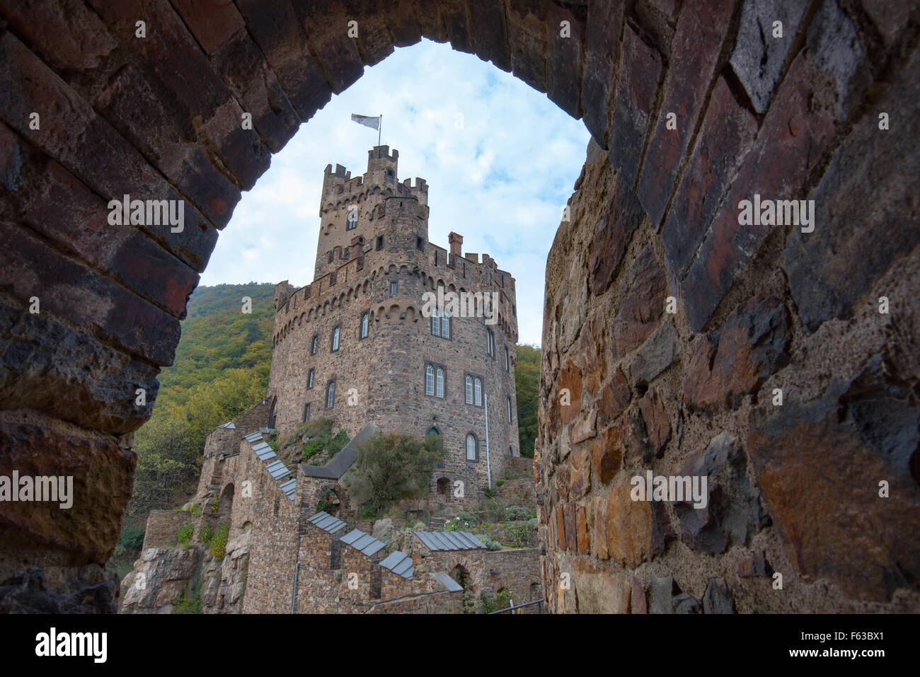 Burg Sooneck castle, Rhine valley Stock Photo - Alamy