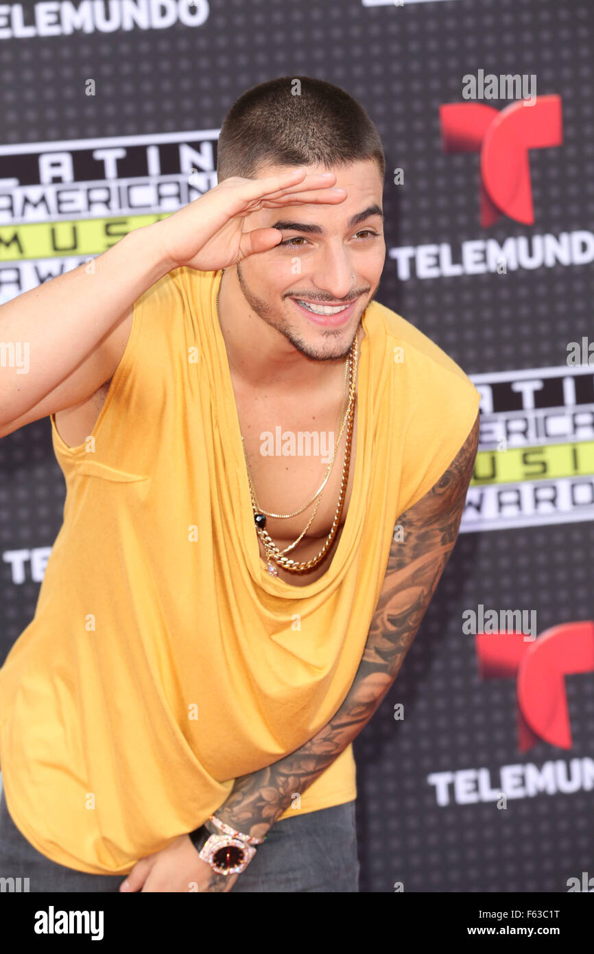 Celebrities attend Telemundo's Latin American Music Awards Red Carpet ...