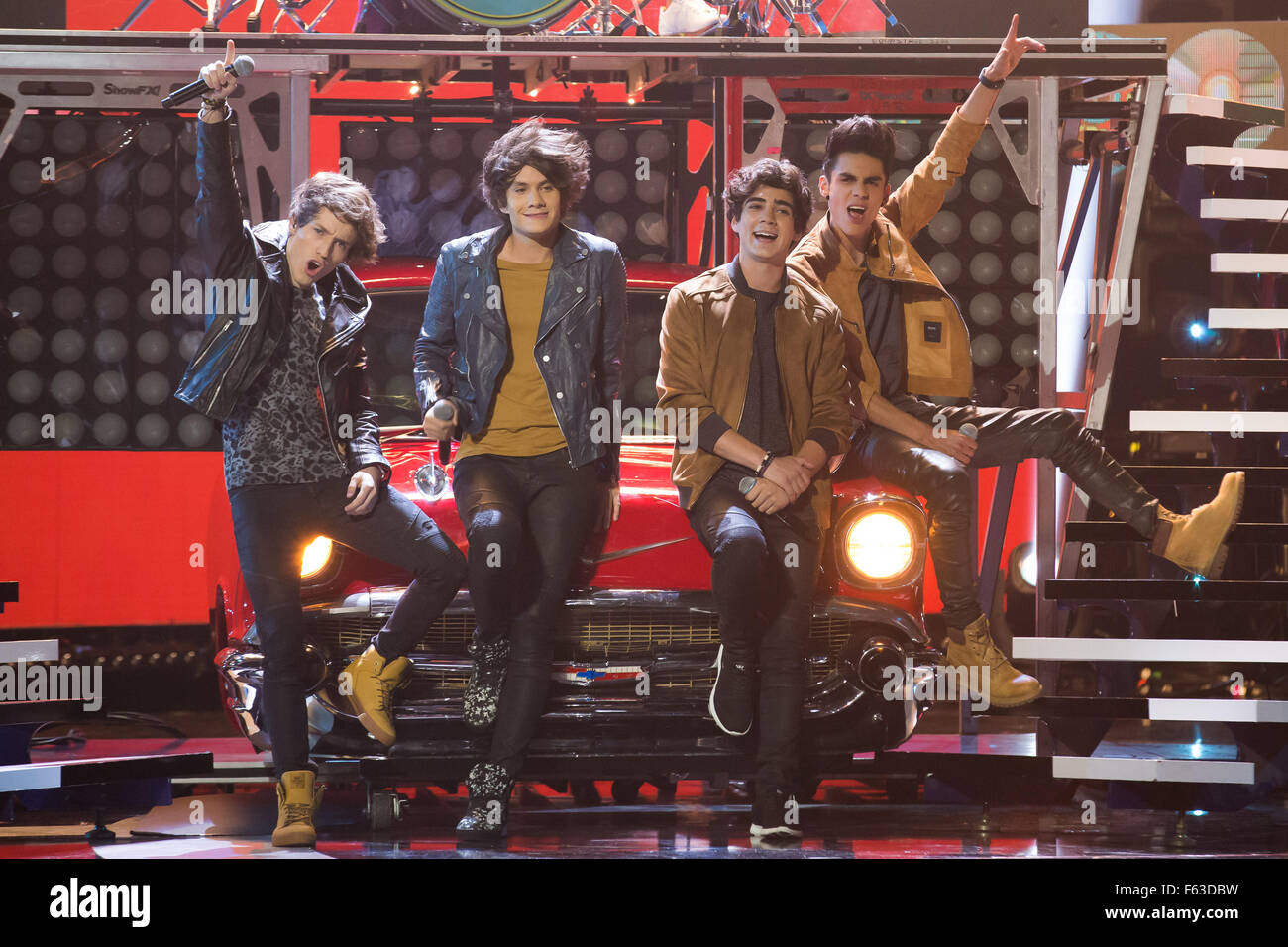 Celebrities perform onstage at the Latin American Music Awards at the ...