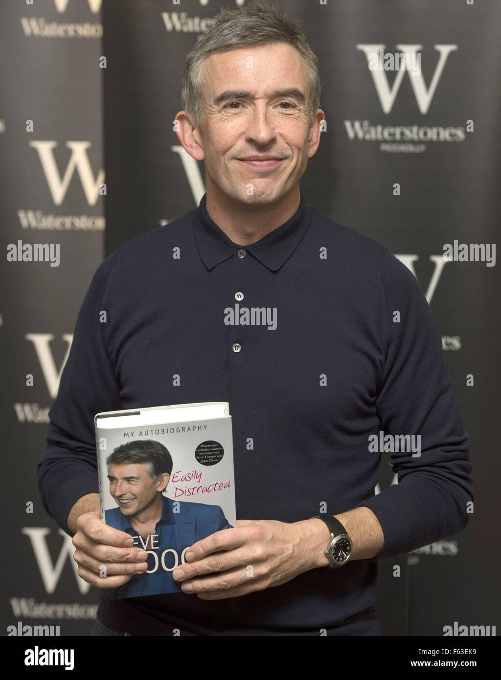 Steve Coogan signs copies of his new autobiography 'Easily Distracted ...