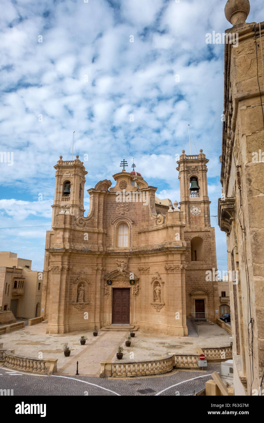 The Basilica of the Visitation in Gharb, Gozo, Malta Stock Photo - Alamy
