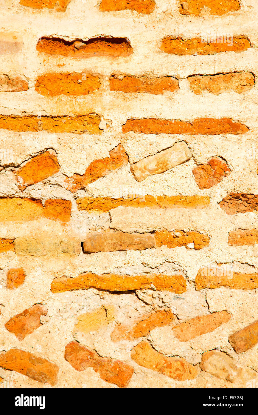 texture wall in africa morocco the old brick construction concrete ...