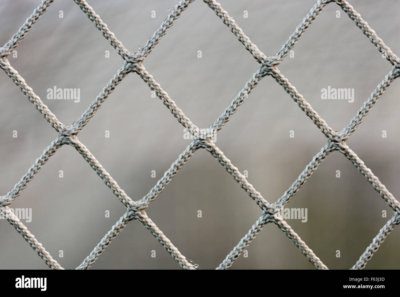 Soccer Goal Net Close up macro image Stock Photo - Alamy