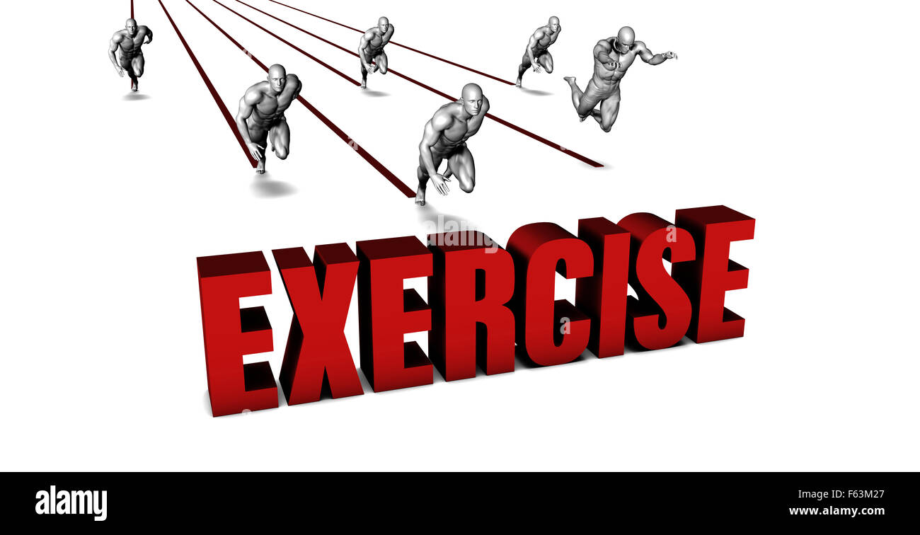 More Exercise with a Business Team Racing Concept Stock Photo - Alamy