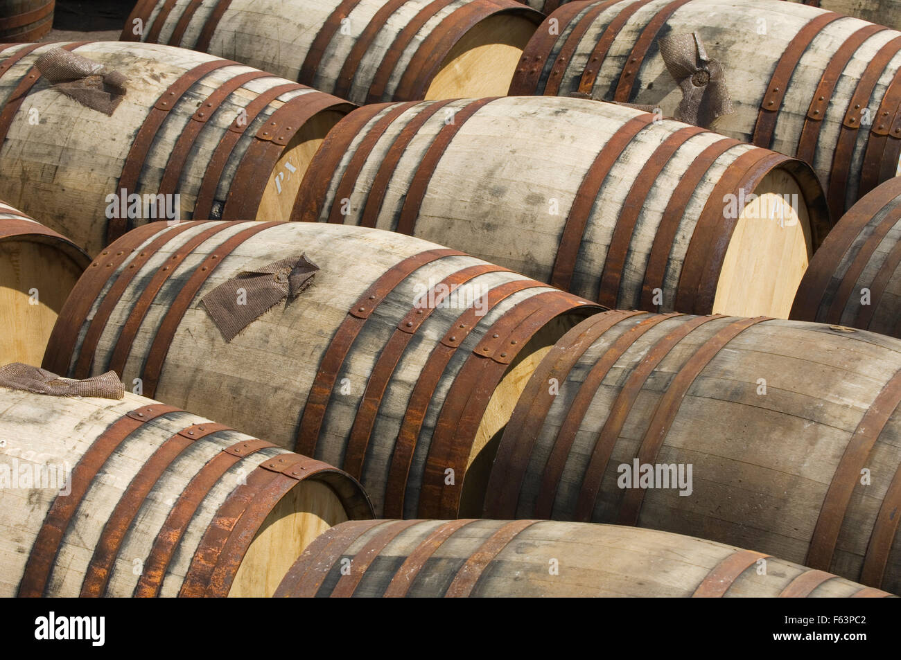 Whisky barrels in distillery hi-res stock photography and images - Alamy