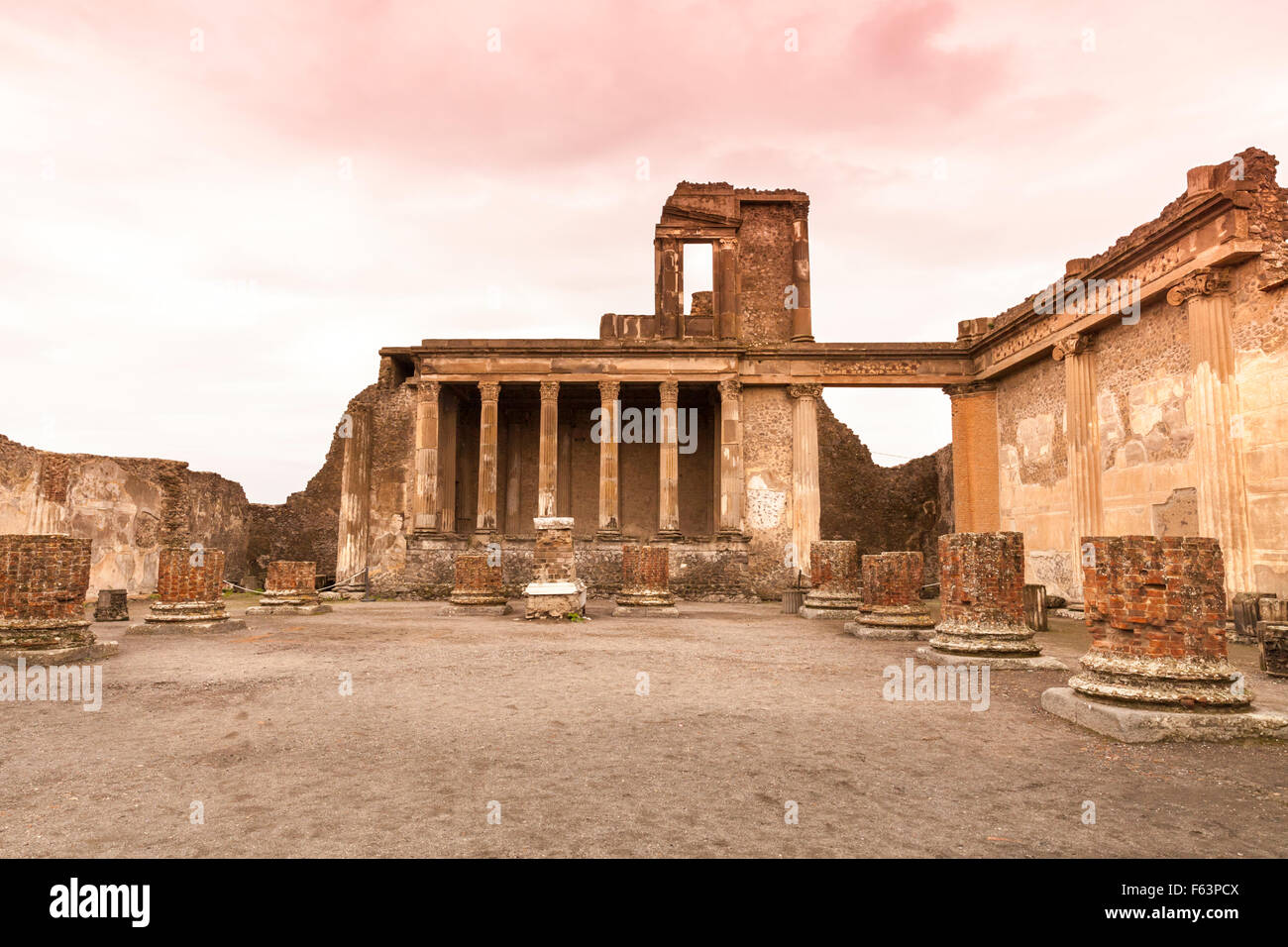 The basilica, a public building serving as law court and tribunal in ...