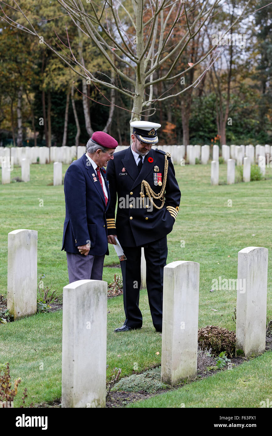 Canadian Section Brookwood Military Cemetery Armistice Day Ceremony ...