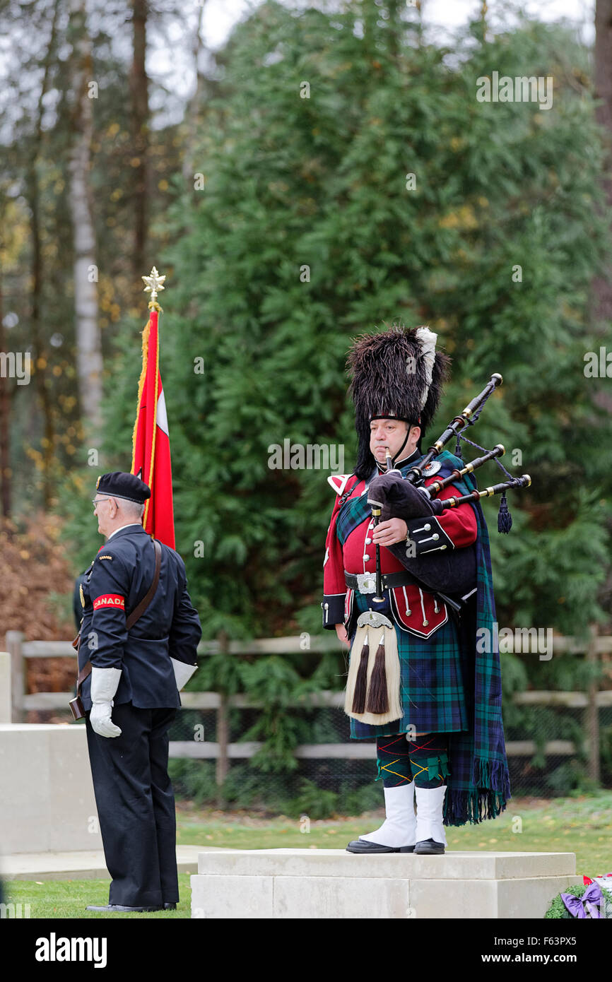 Canadian Section Brookwood Military Cemetery Armistice Day Ceremony ...
