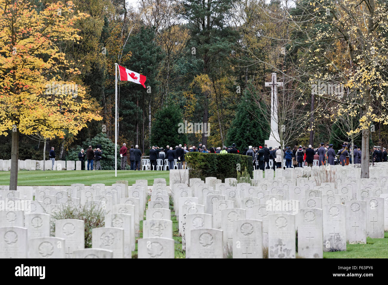 Canadian Section Brookwood Military Cemetery: Armistice Day Ceremony ...