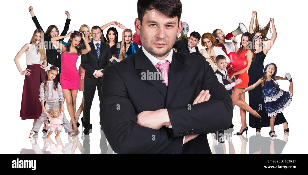 Big crowd of people Stock Photo - Alamy