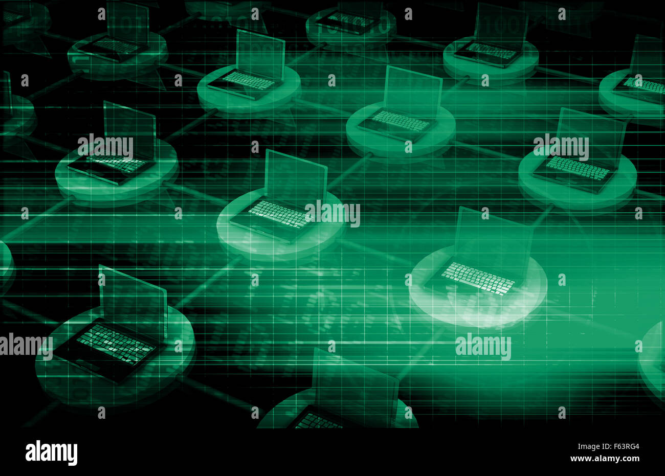 Digital Entertainment and Streaming Broadcast Technology Art Stock ...