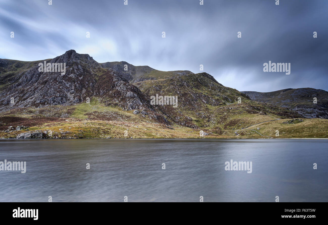 A lake in snowdonia national park Stock Photo - Alamy