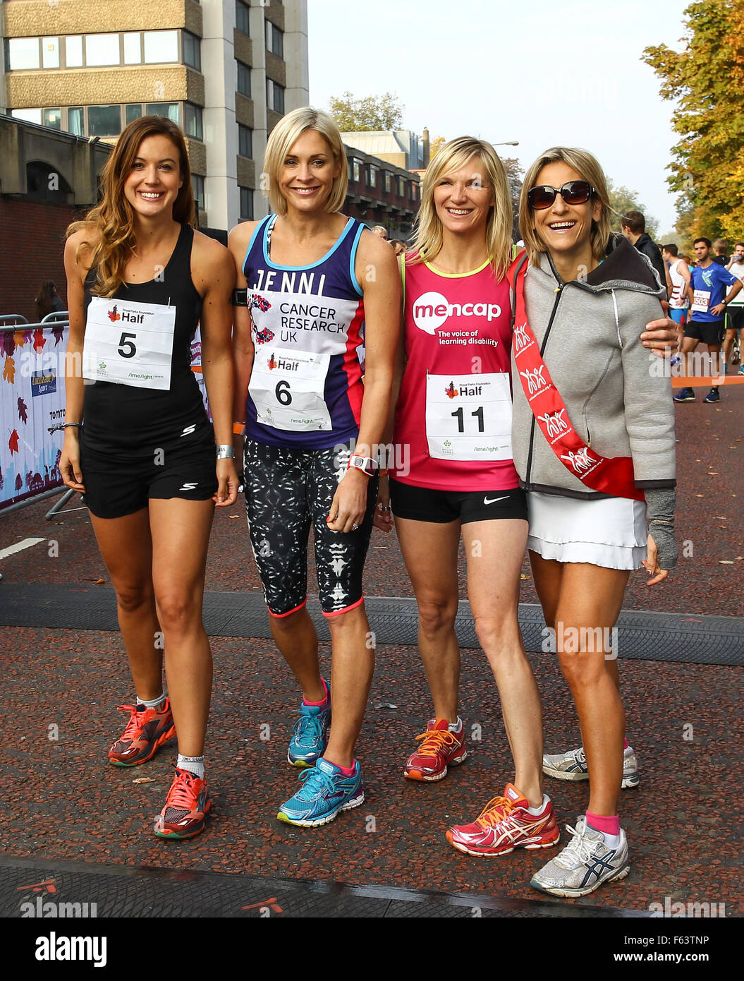 Royal Parks Foundation Half Marathon 2015 in London's Hyde Park ...