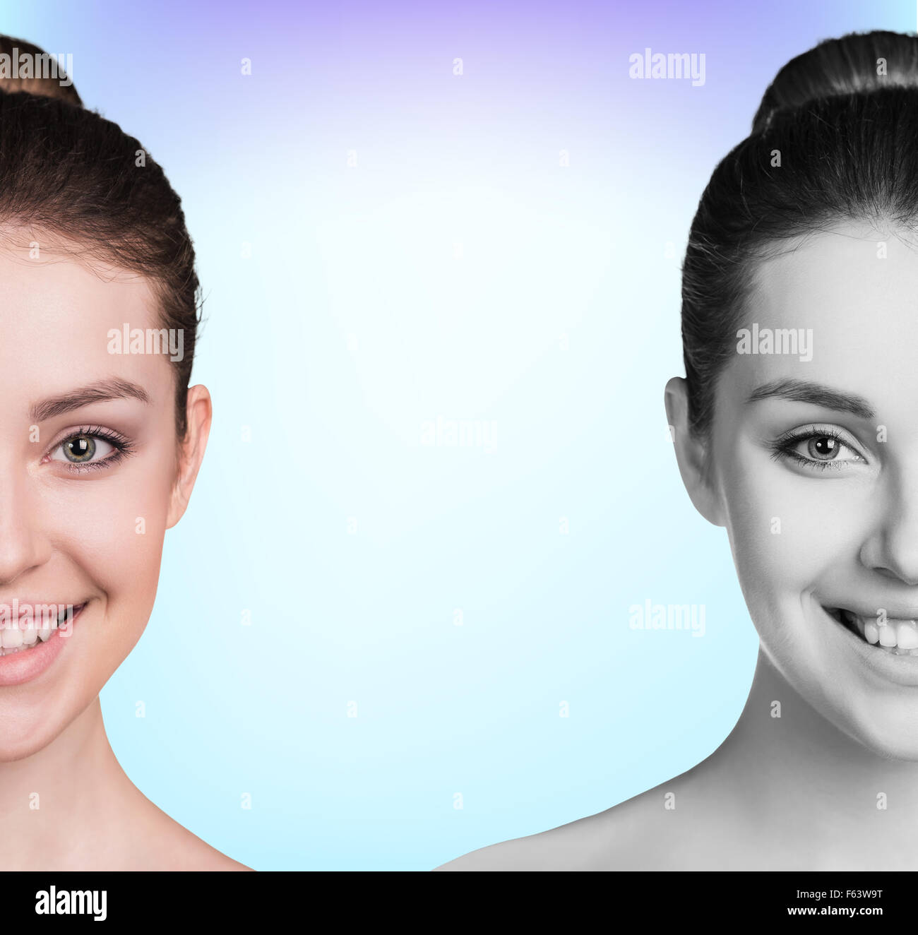 Spa portrait of a young and healthy woman Stock Photo - Alamy