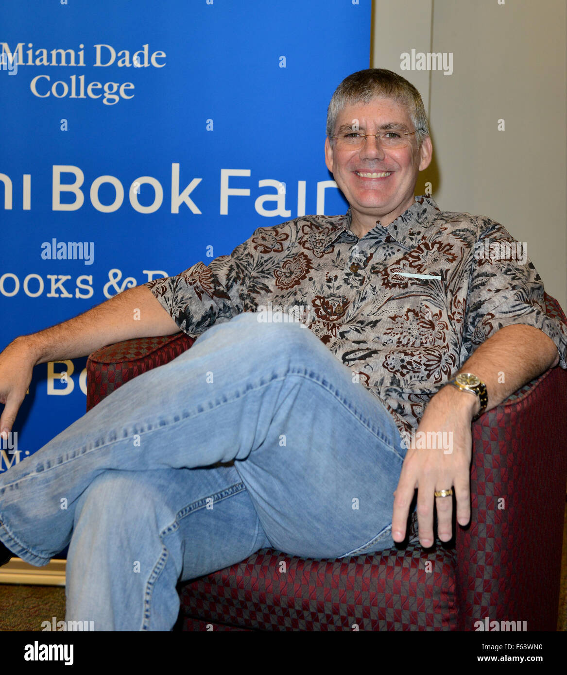 Rick Riordan speaks at Miami Dade College about his new book 'Magnus ...
