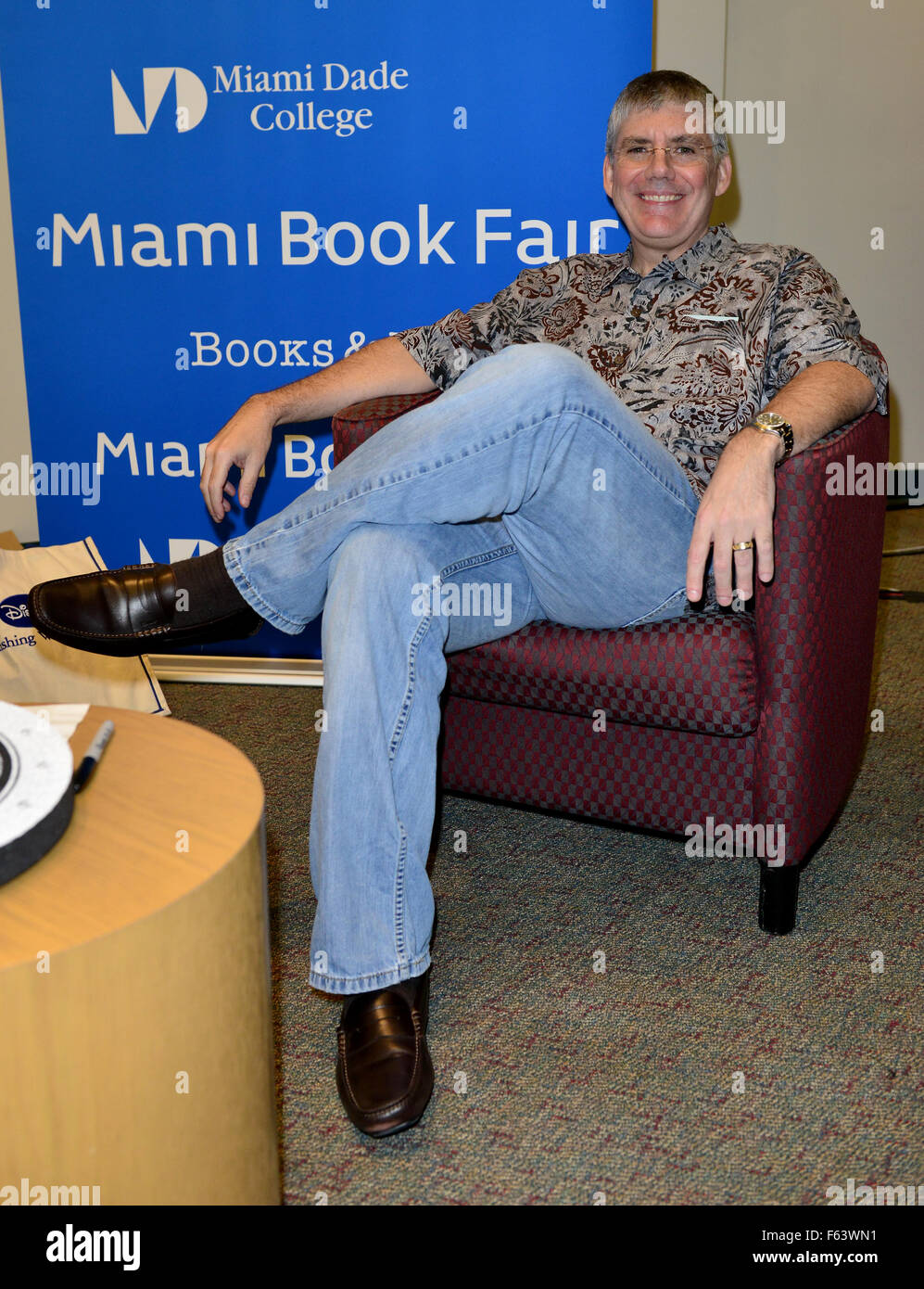 Rick Riordan speaks at Miami Dade College about his new book 'Magnus ...