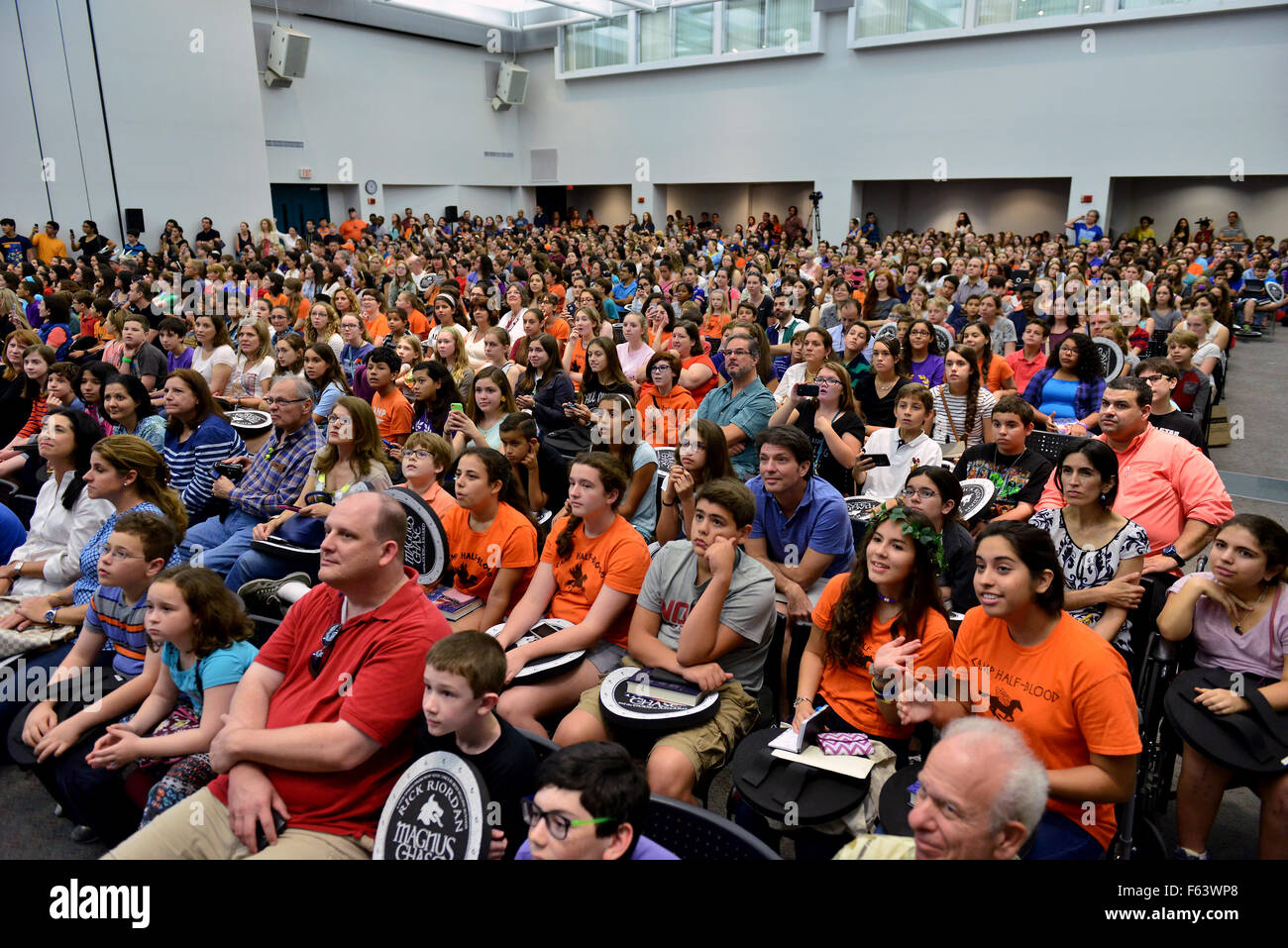 Rick Riordan speaks at Miami Dade College about his new book 'Magnus ...