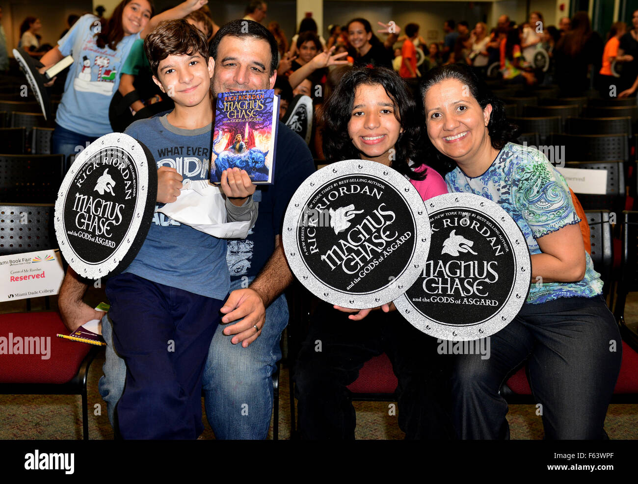 Rick Riordan speaks at Miami Dade College about his new book 'Magnus ...