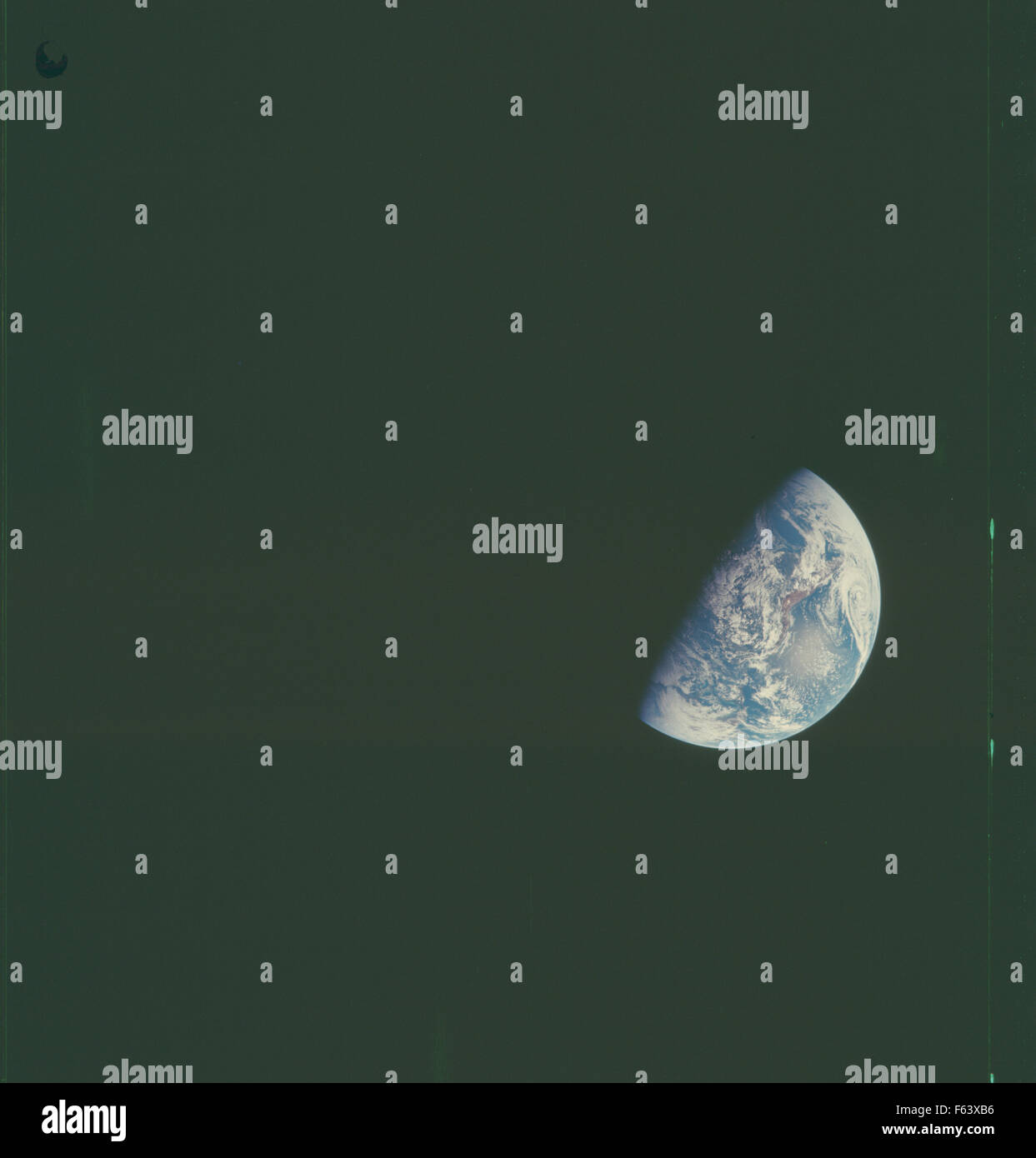 The Apollo 8 photographic archive includes unedited images from the ...