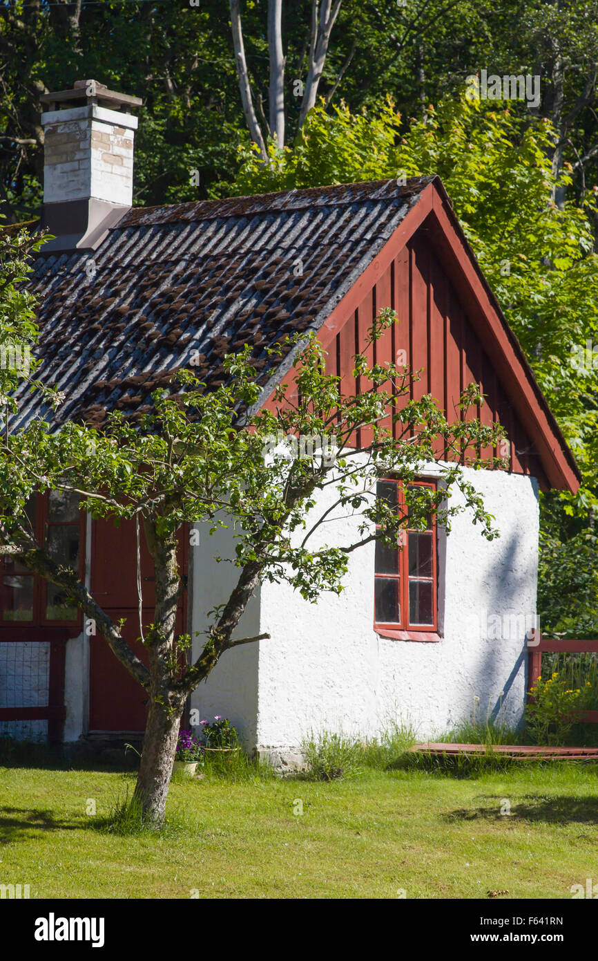 Small house in Scania, Sweden Stock Photo - Alamy