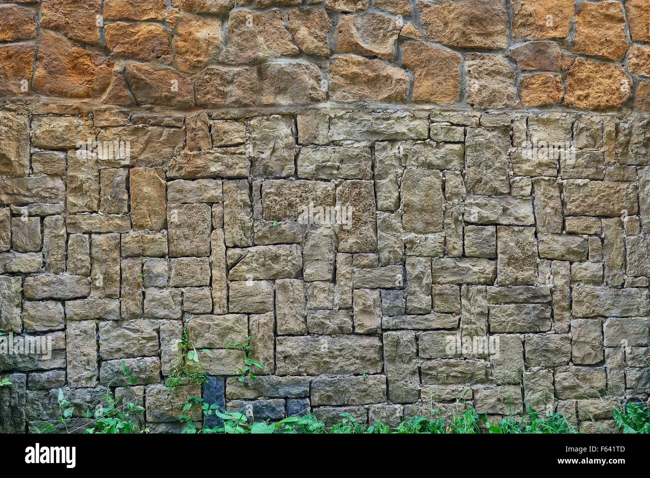 Wall in a Old Construction Stock Photo - Alamy