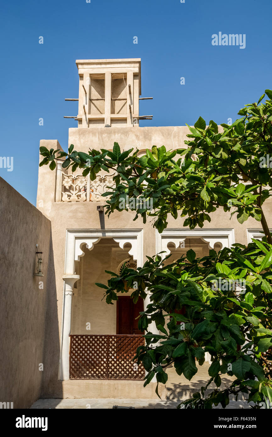 Dubai. Dubai Bastakia Heritage Village Quarter Stock Photo - Alamy