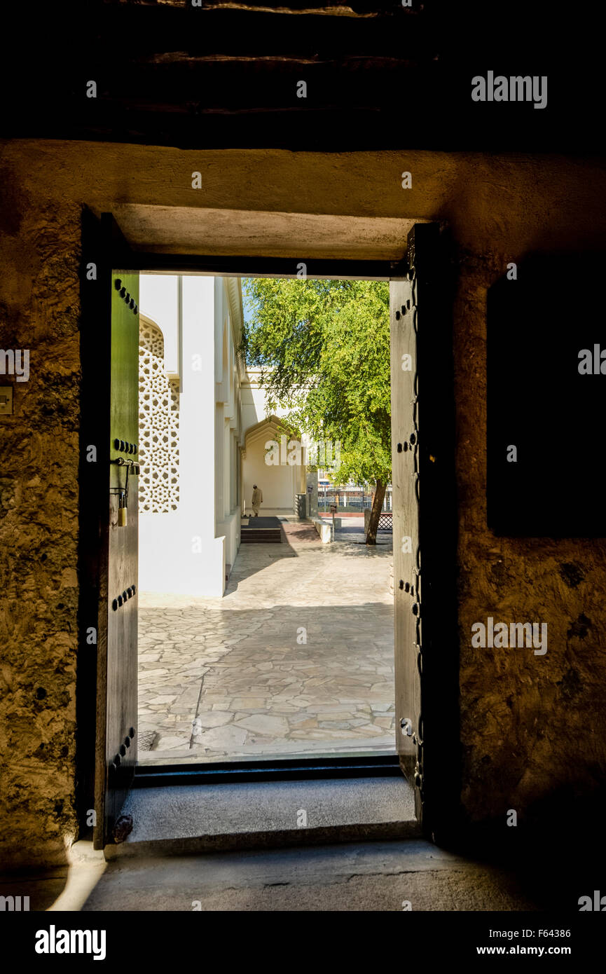 Dubai. Dubai Bastakia Heritage Village Quarter located adjacent to ...