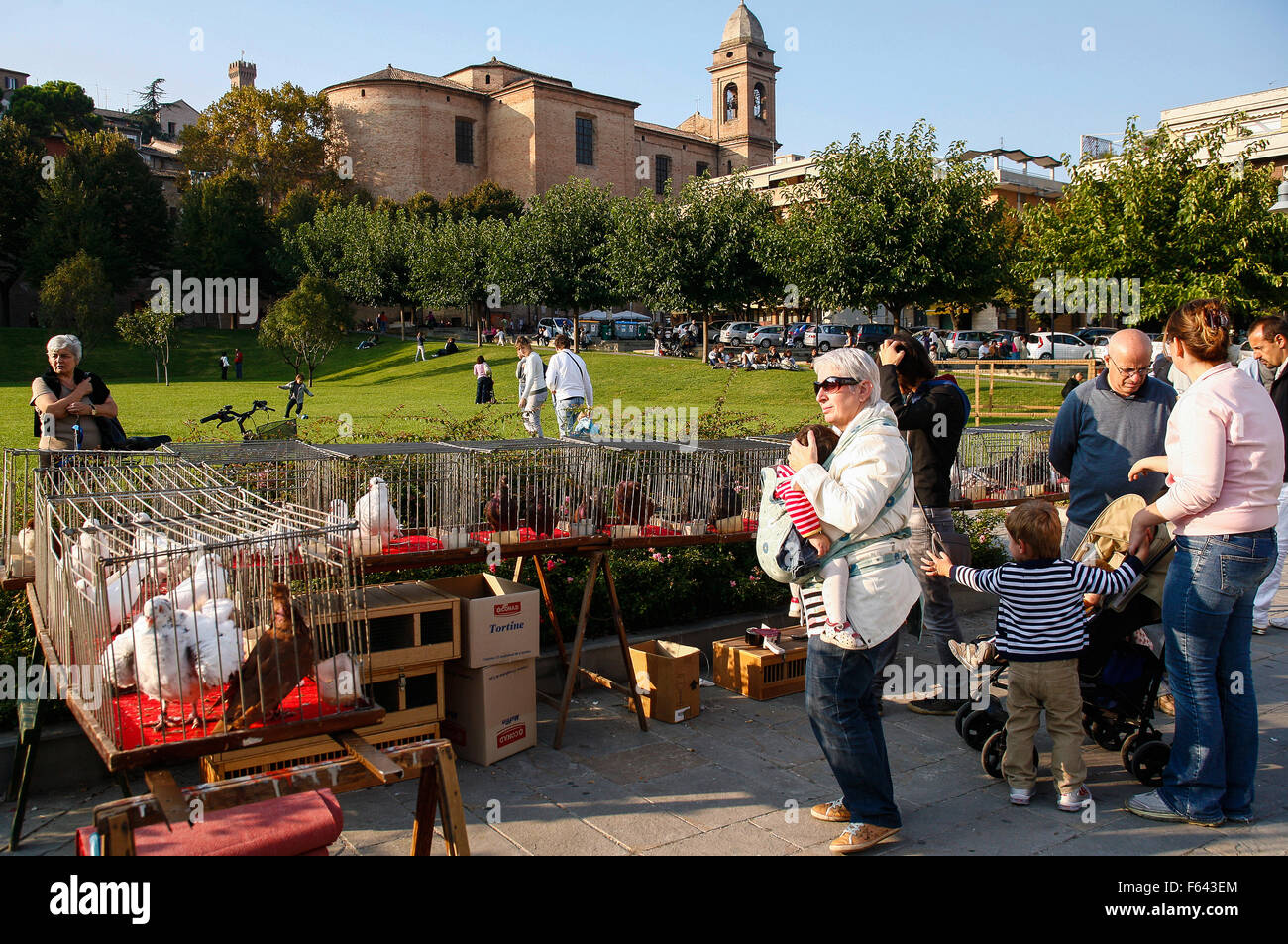 Italy Emilia Romagna Santarcangelo di Romagna: San Michele Fair ...