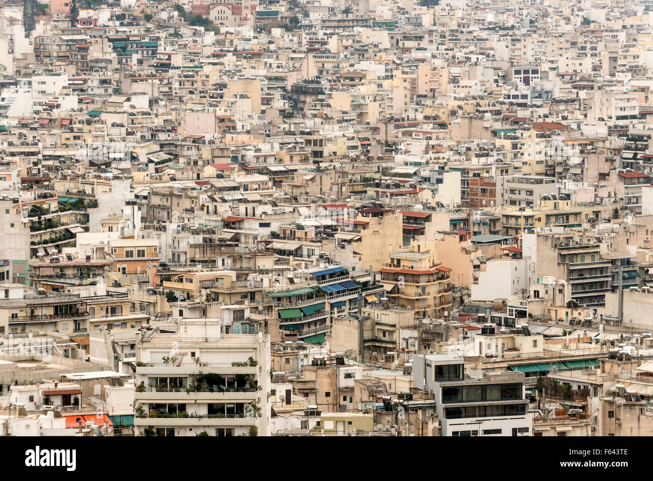 Cityscape over Athens, Greece Stock Photo - Alamy