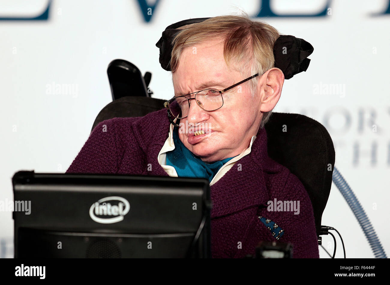Dec 09, 2014 - London, England, UK - Professor Stephen Hawking ...