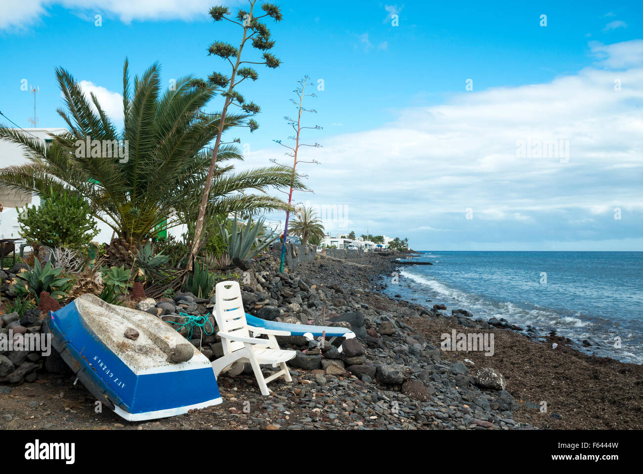 playa Quemada, Lanzarote, Canary Islands, Spain Stock Photo - Alamy