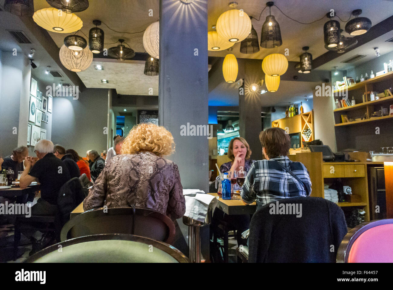 Barcelona, Spain, Traditional Spanish Bistro Restaurant in Cathedral ...